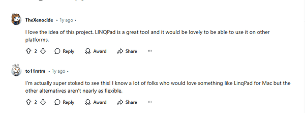 Kudos to the creator of NetPad, Tareq ! NetPad boasts a VS Code-like UI and supports one of ...